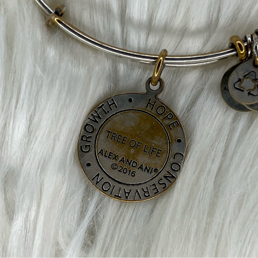 Alex And Ani Tree Of Life Rafaelian Silver Charm Bang… - Gem